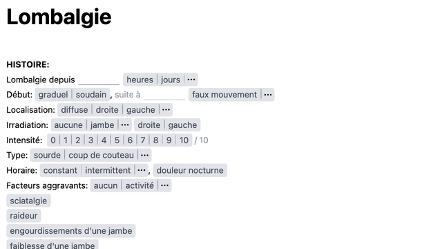 Générateur de Gabarits | Dilato